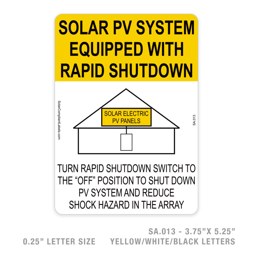 SOLAR COMPLIANT LABELS | High Quality - Lowest Priced Solar PV Labels