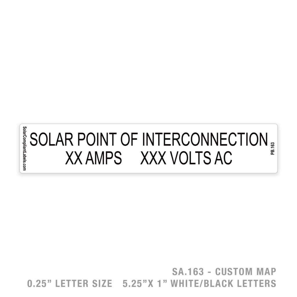 CUSTOM PHOTOVOLTAIC SOLAR – SIGNS | SOLAR COMPLIANT LABELS