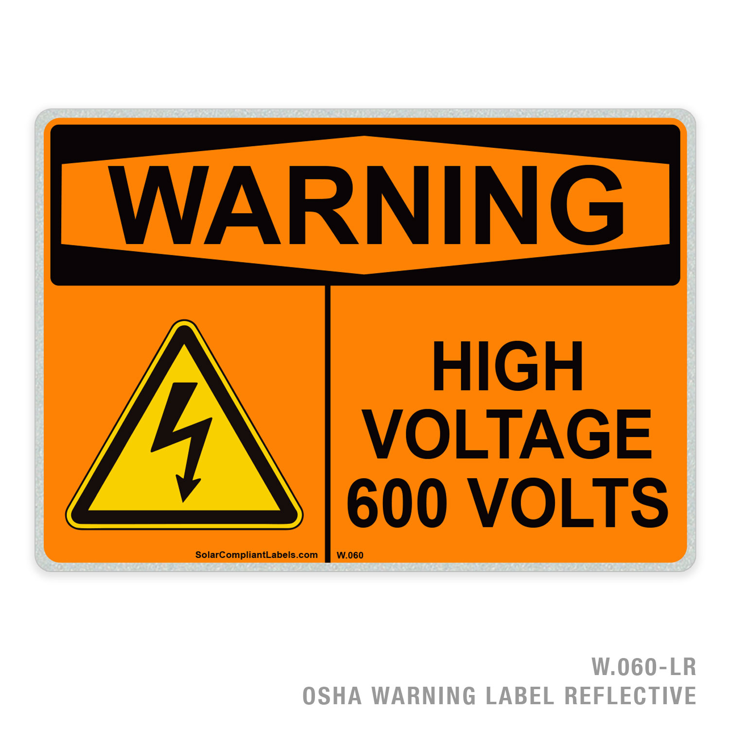 WARNING OSHA LABELS | SOLAR COMPLIANT LABELS