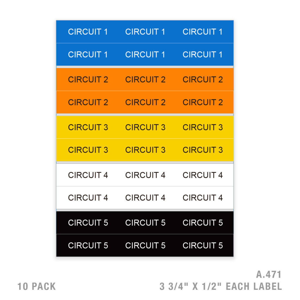 SOLAR LABEL PACKS | SOLAR COMPLIANT LABELS